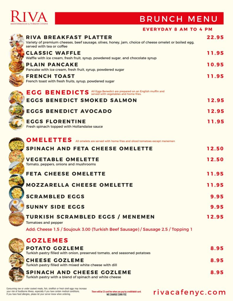 Our Menu – Riva Mediterranean & Turkish Cusine
